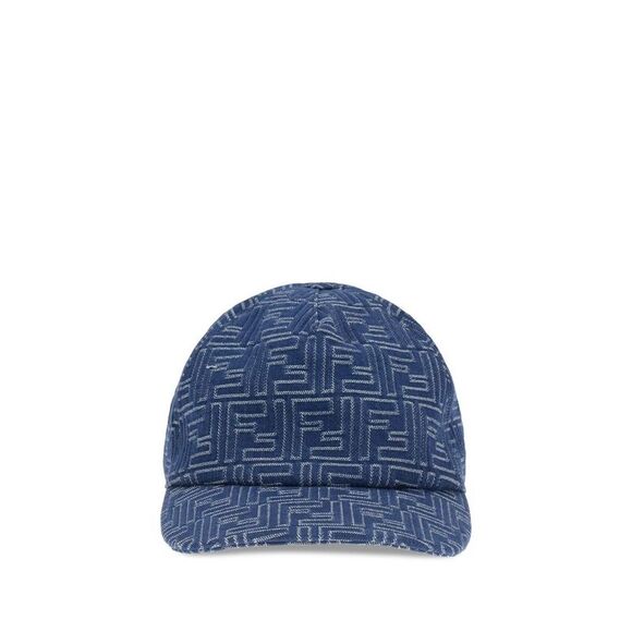 Fendi | Accessories | Fendi Logo Pattern Hat Men Blue Hats Caps | Poshmark